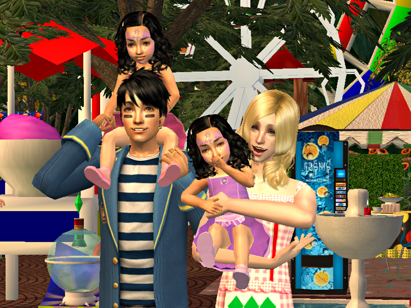 Brave The Rain's Sims: The Sims 2: Carnival Themed Photo Shoots