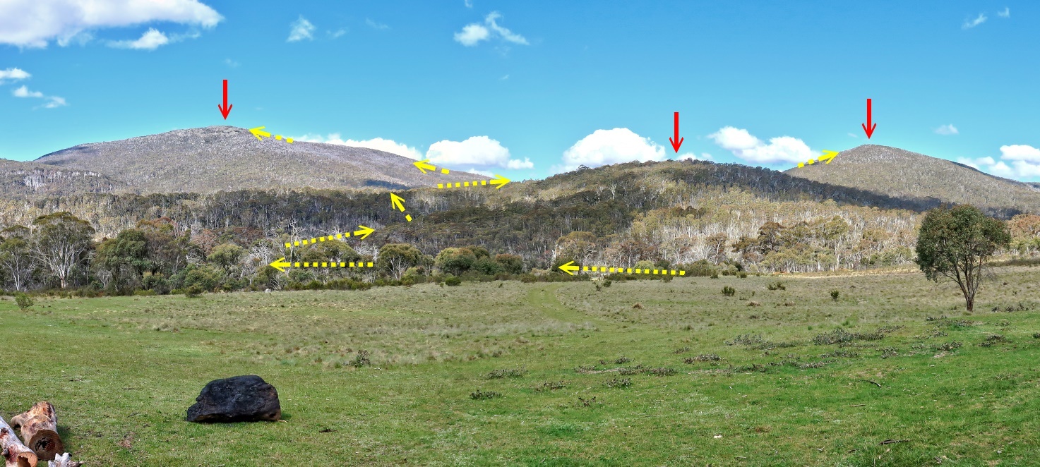 Mountains: Bimberi Peak and Mt Murray, ACT, Australia