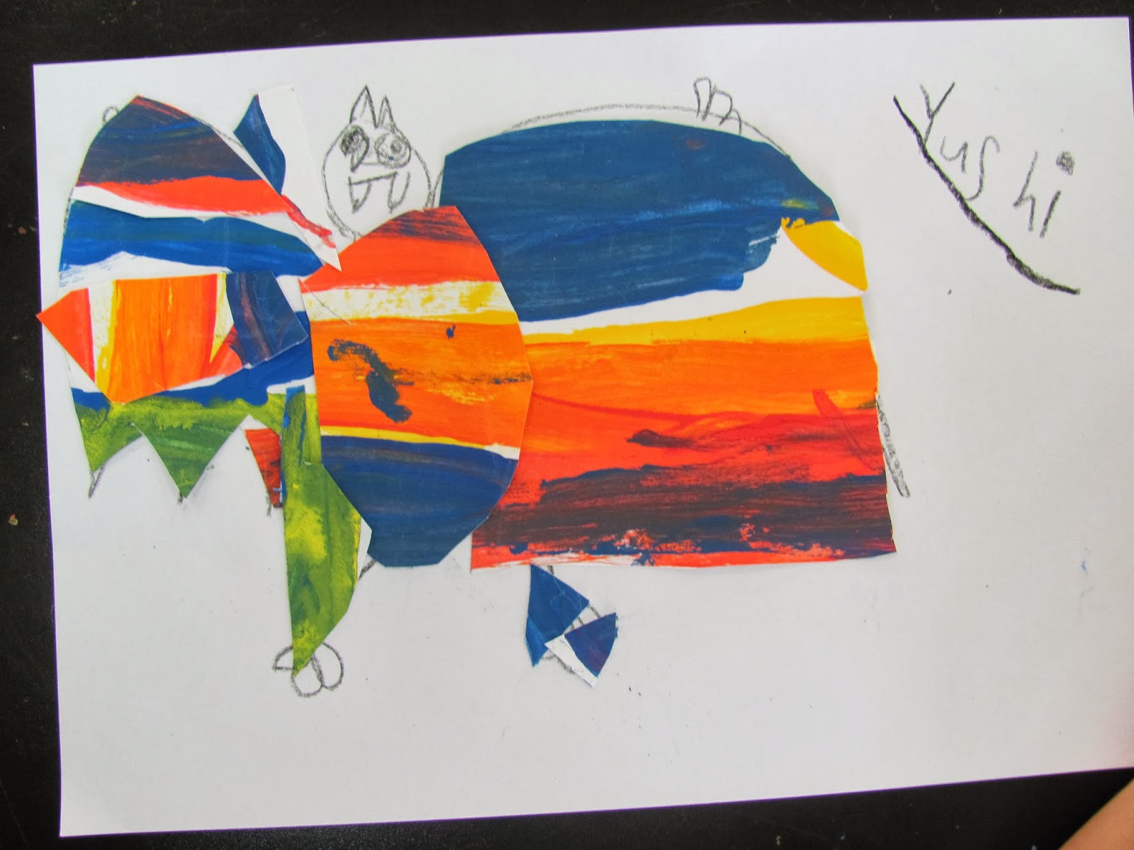 ES MS Art at Dalat: Kindergarten Project: Eric Carle - Animals
