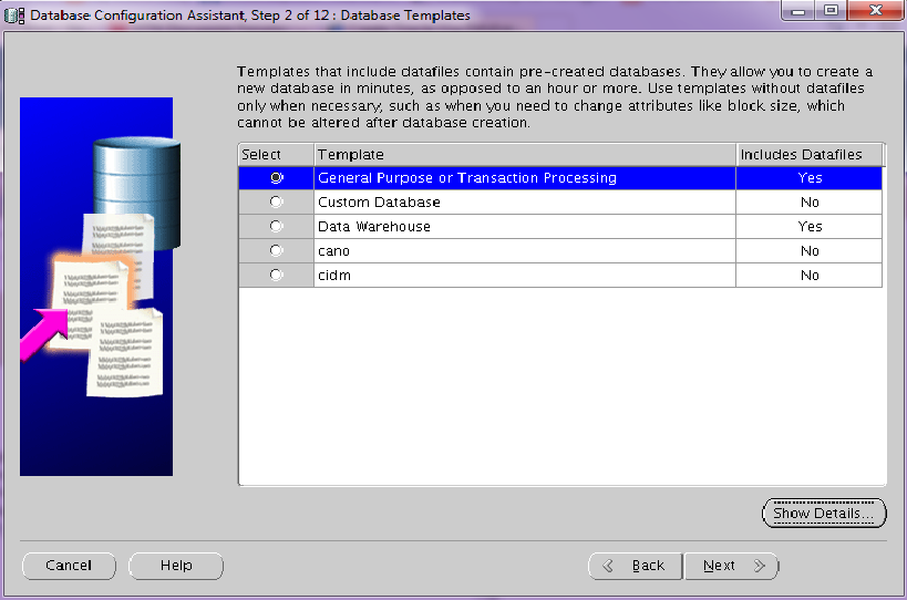 My Oracle Diary Create A Database