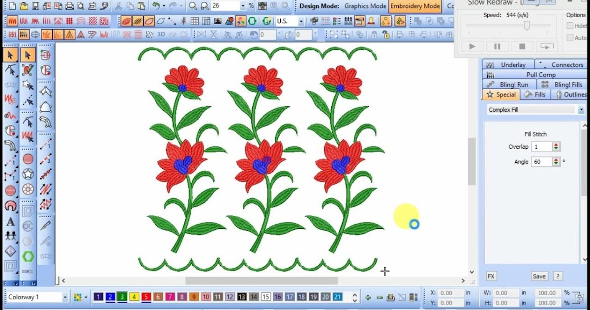 Wilcom embroidery studio e2 hidden features - lasopafish
