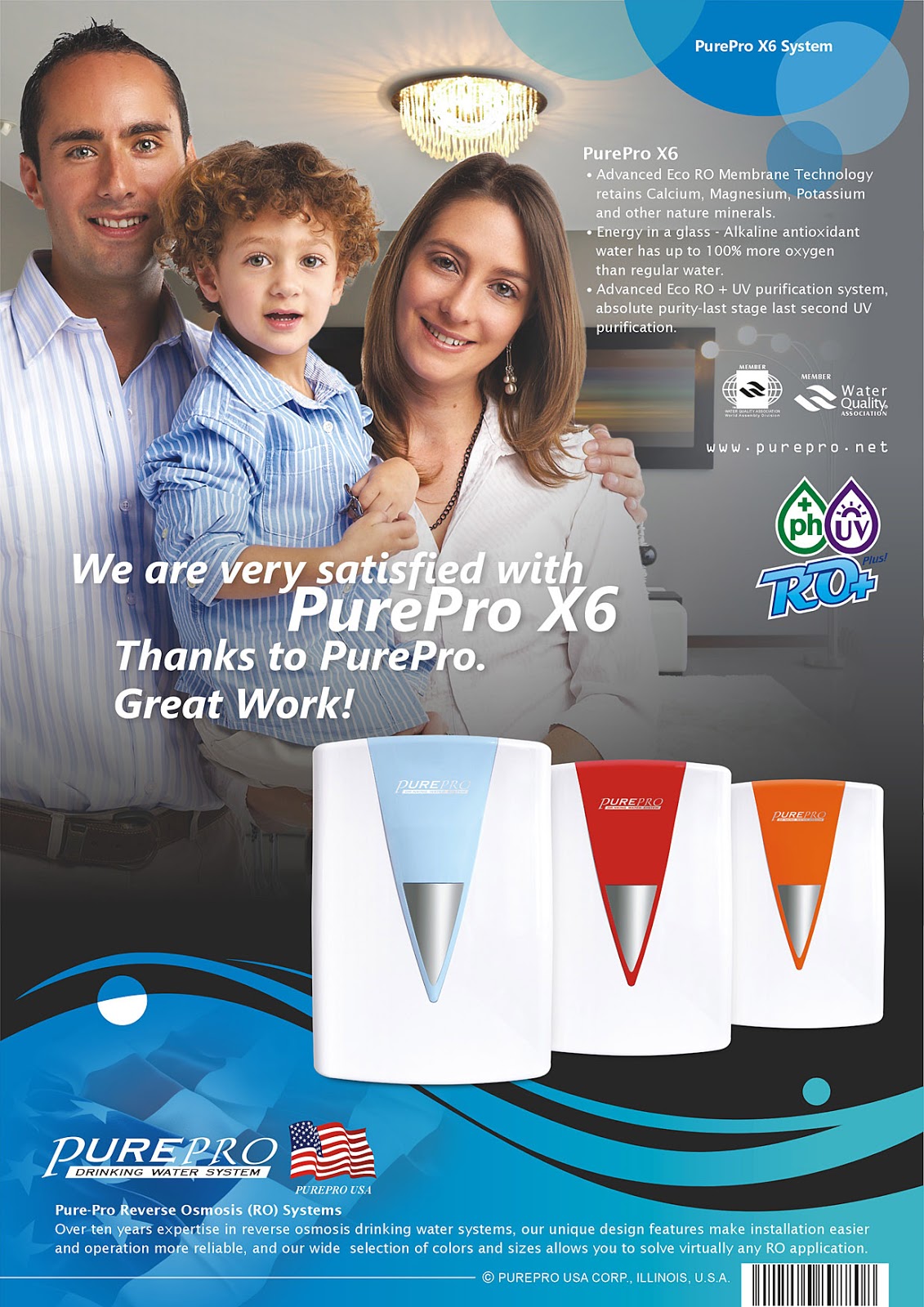 The New Generation RO Membrane with a Mineral Guard Technology : PurePro X6