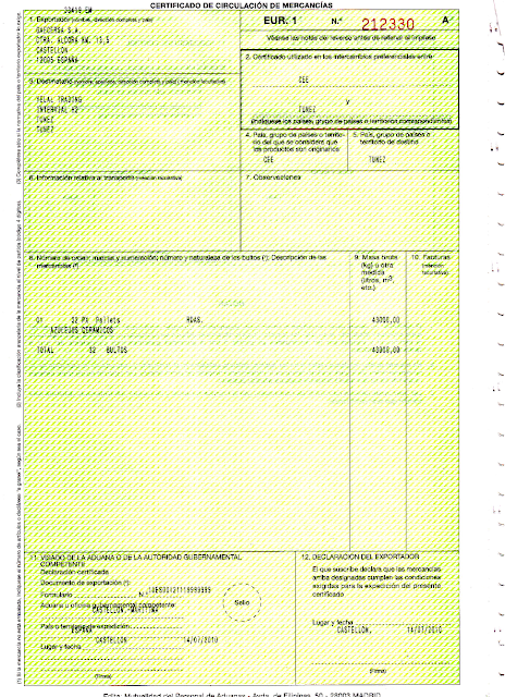 Gestión Admistrativa del Comercio Internacional: Certificados de origen ...