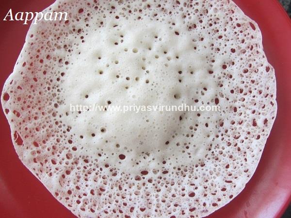 Priya's Virundhu: Aappam - South Indian Breakfast/Aappam with Coconut ...
