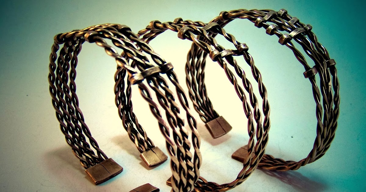 Bratari handmade din cupru