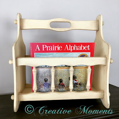 Buttermilk Cream Magazine Rack