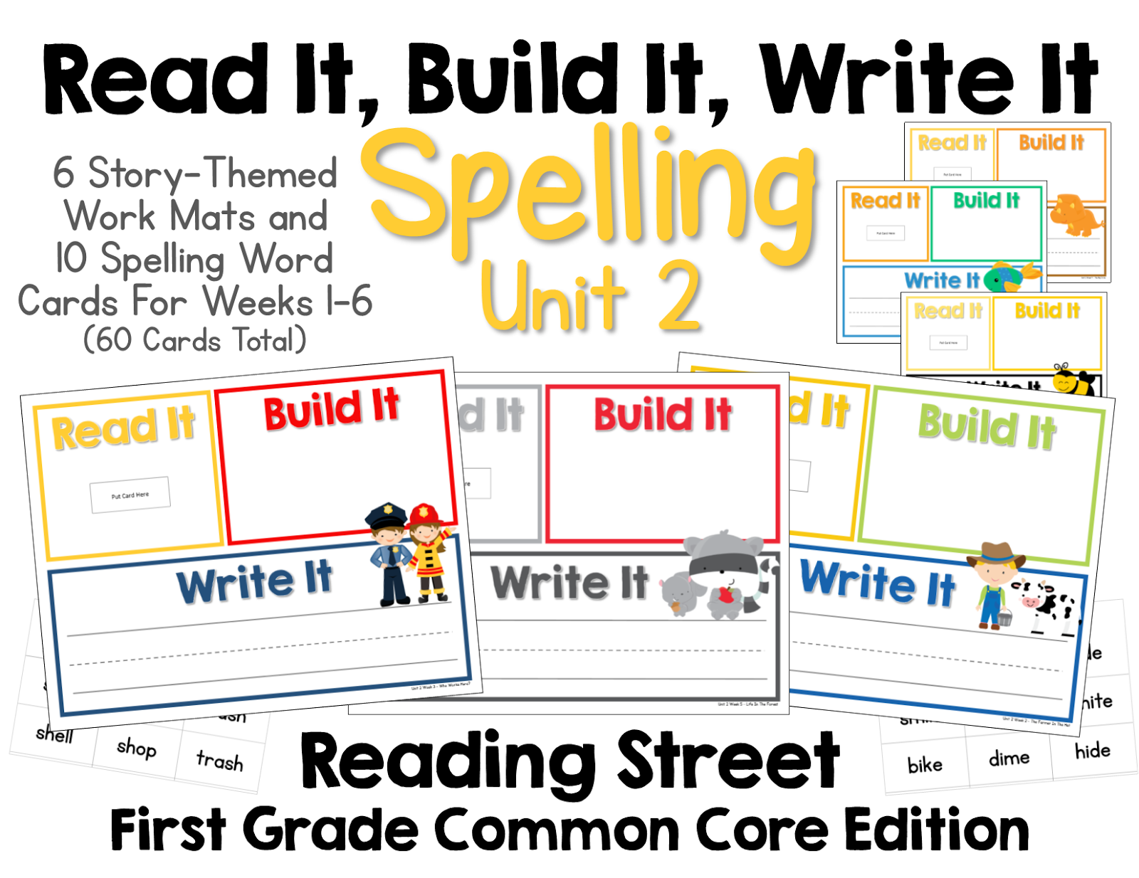 Reading Street Spelling Centers, Digraphs, and more.... | Mrs ...