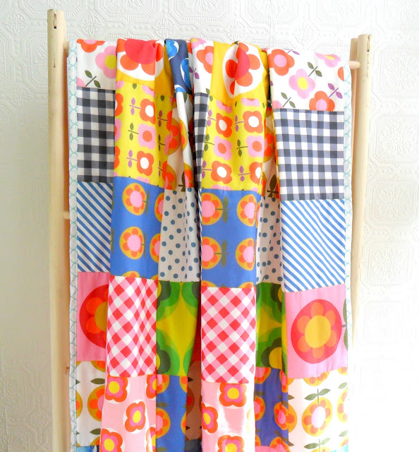 Teawagontales: Patchwork panels...