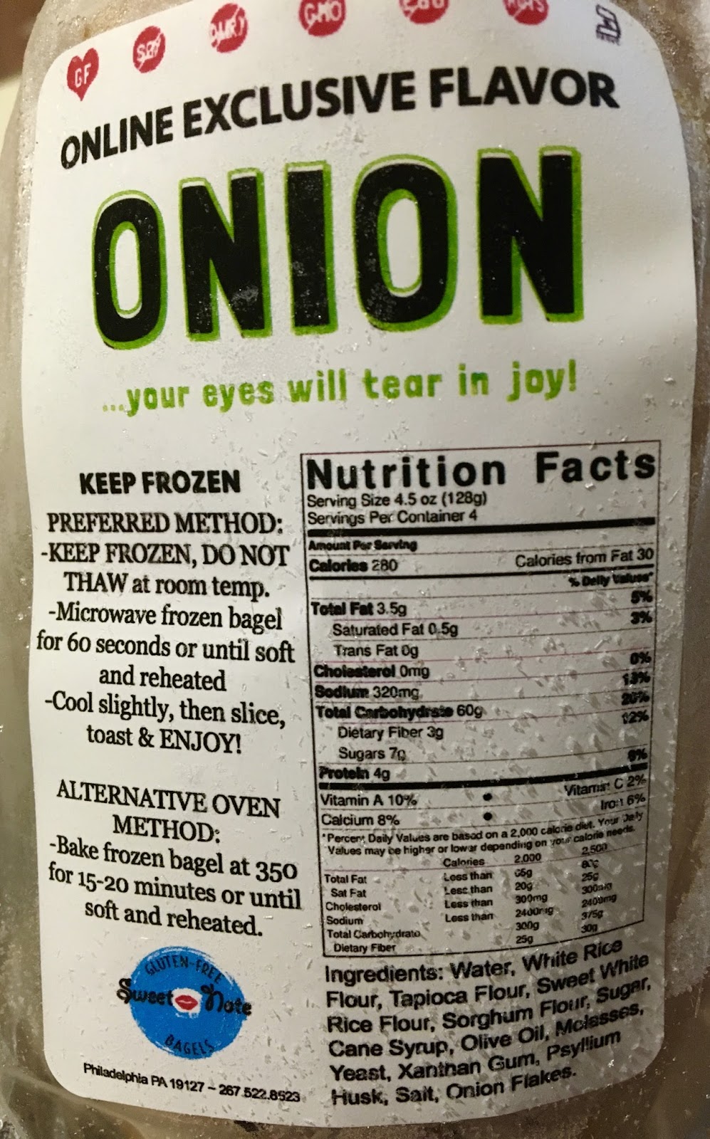 The Gluten & Dairy-Free Review Blog: Sweet Note Bakery Online Exclusive ...