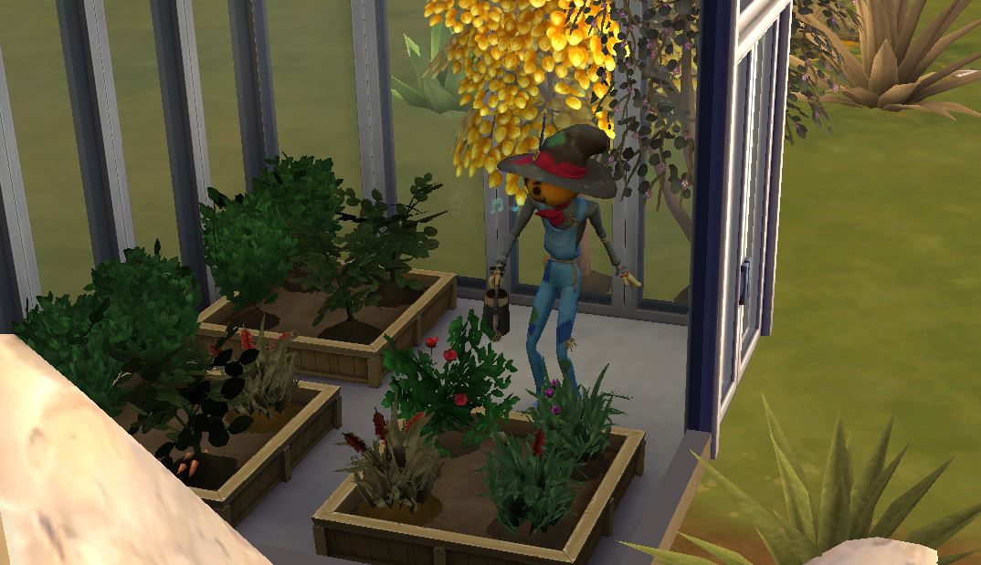 Sims 4 - Make It Happen: Patchy the Straw Man - Seasons - Sims 4