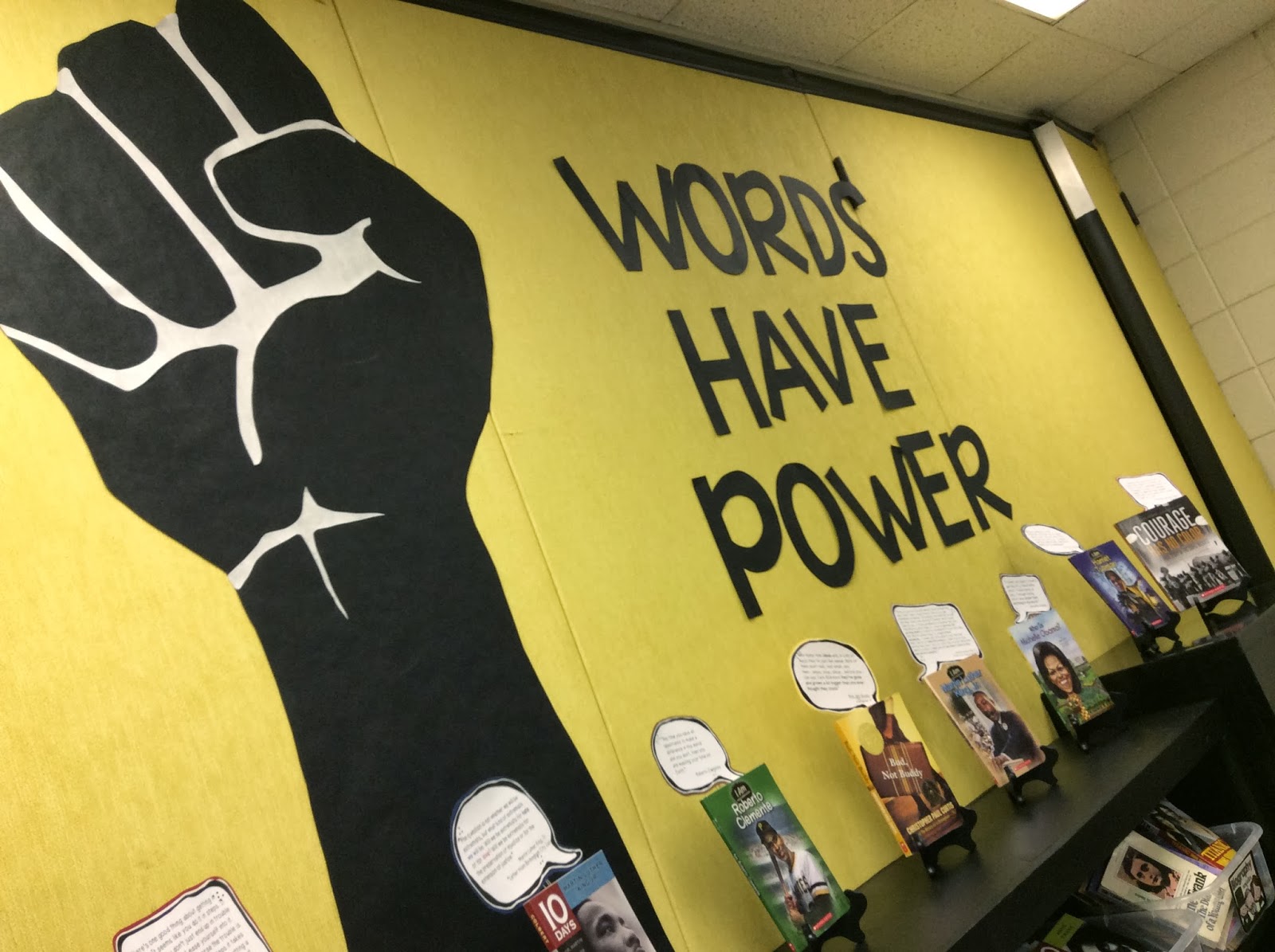 Words Have Power {Book Display}