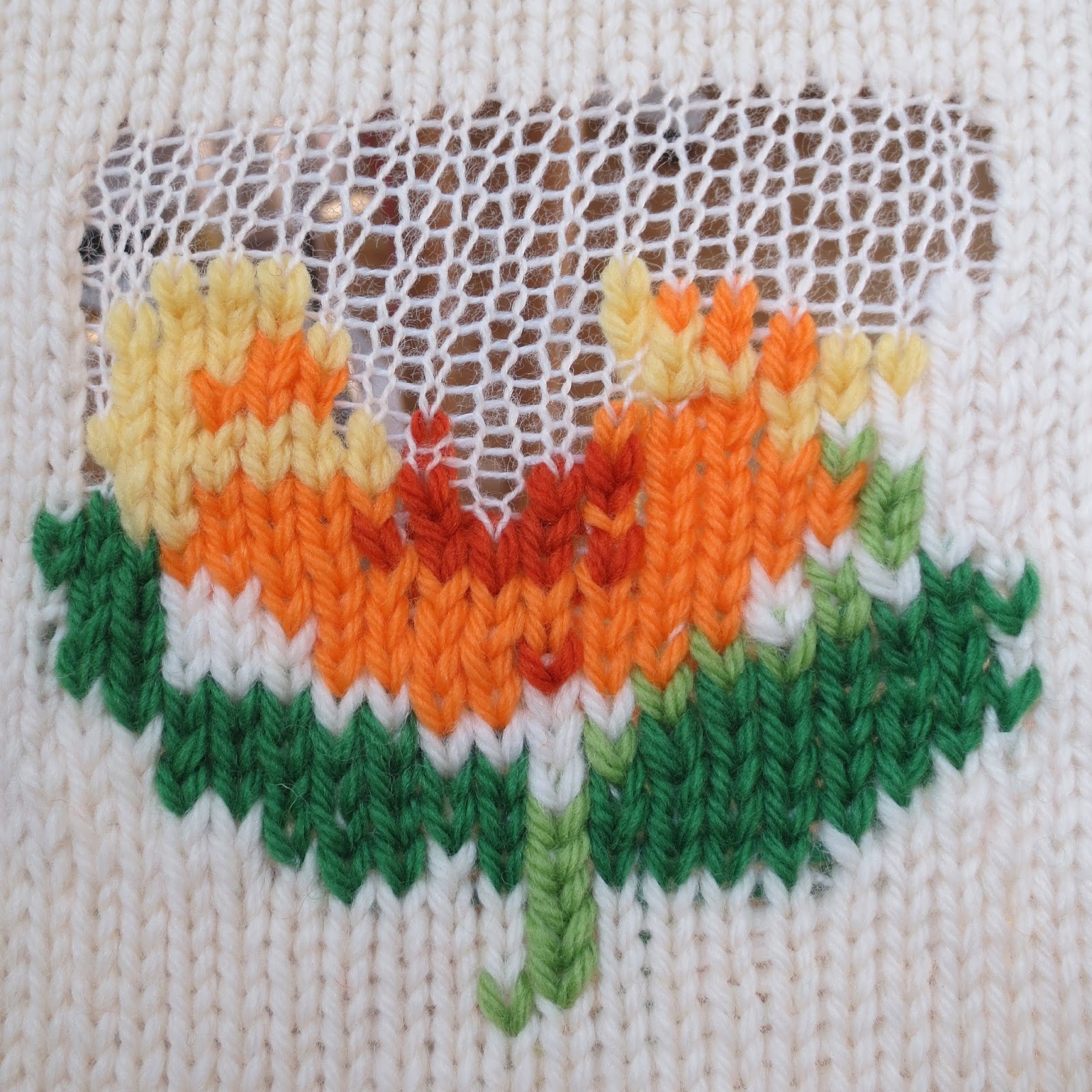 TECHknitting: Duplicate Stitching via Netting (part 2 of a series).