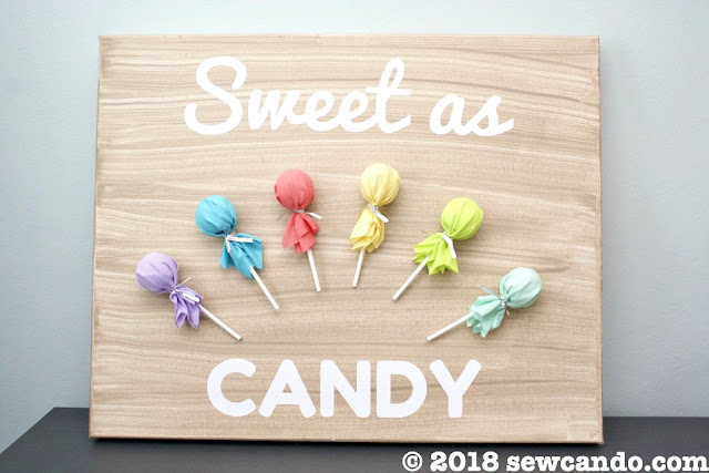 Sew Can Do: Baby Room Decor: DIY 3D Candy Wall Art Tutorial