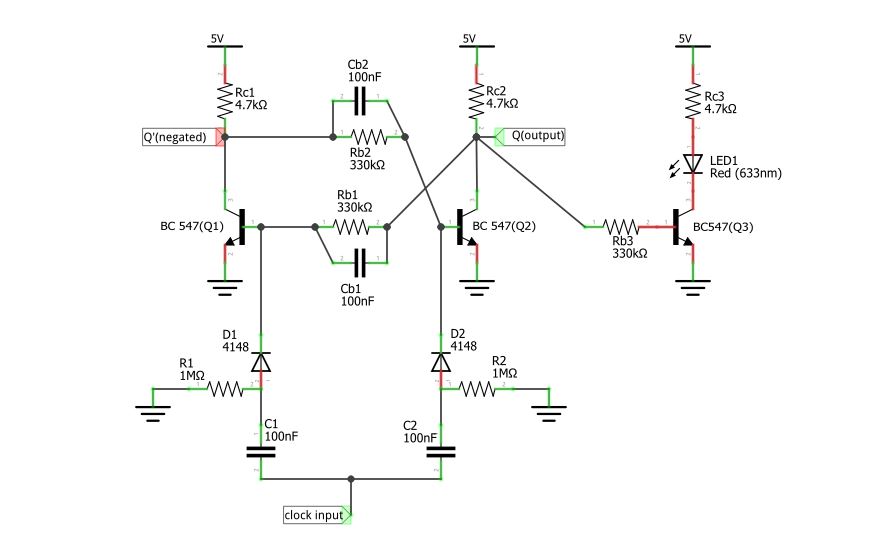 T-FLIP FLOP USING TRANSISTORS