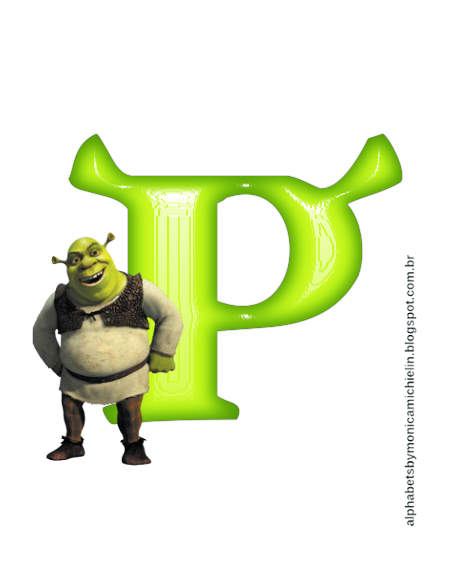 M. Michielin Alphabets: ALFABETO #SHREK (SHREK ALPHABETO PNG )