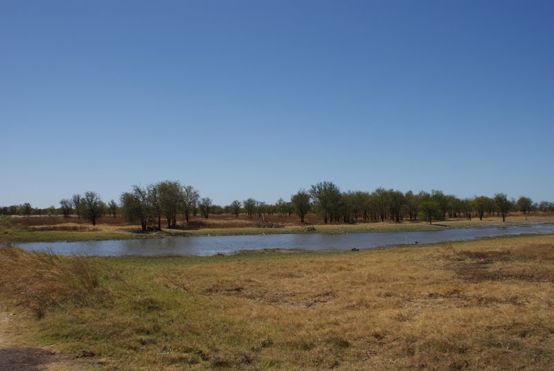 Nele & Andrew Around Oz: Gilbert River Rest Area, QLD (73km E of Croydon)