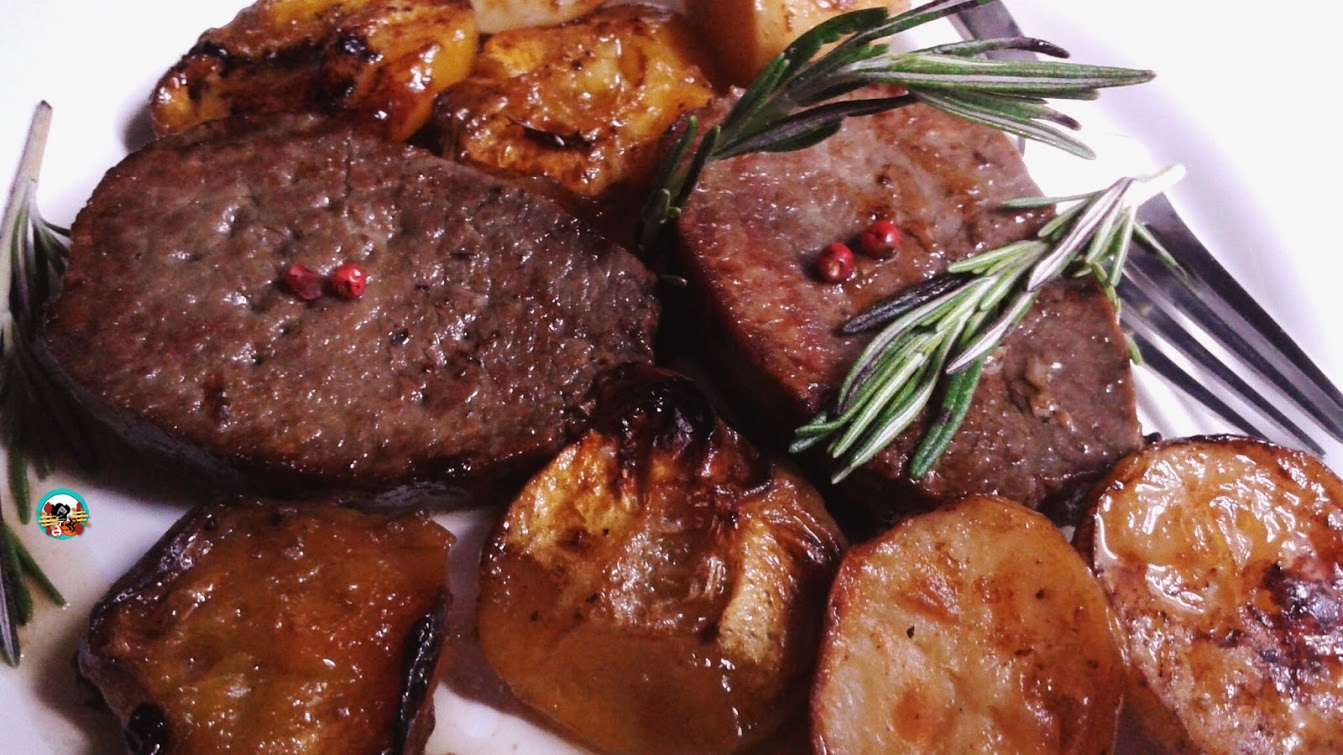 Asado de ternera con manzanas - ¡Huele Bien!