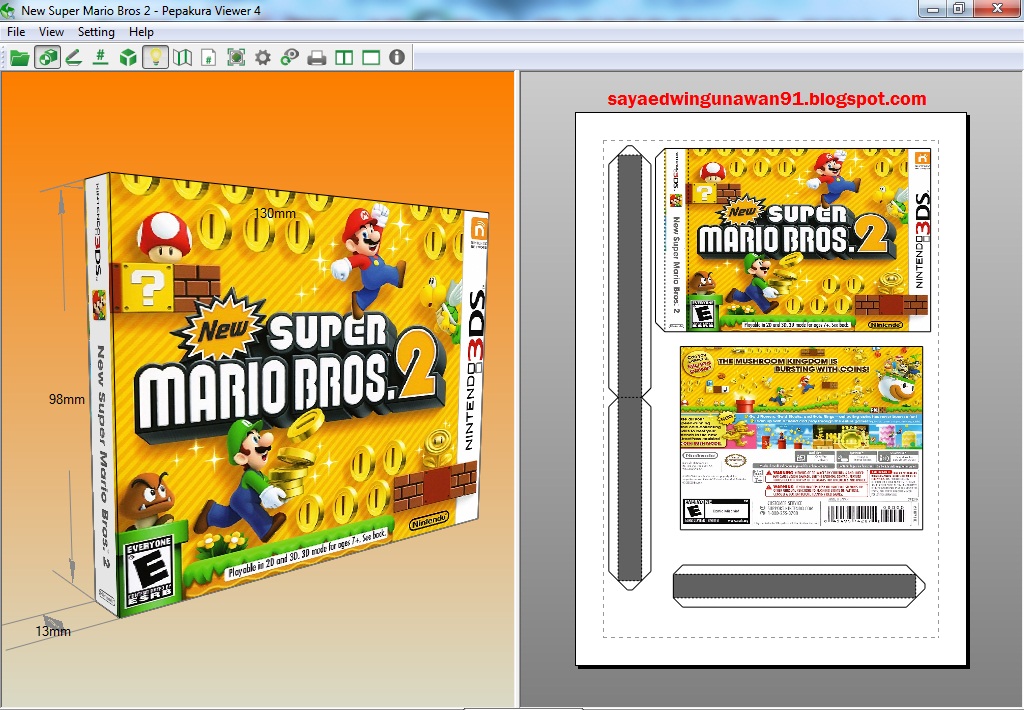 Our World: Papercraft Cover Nintendo 3DS