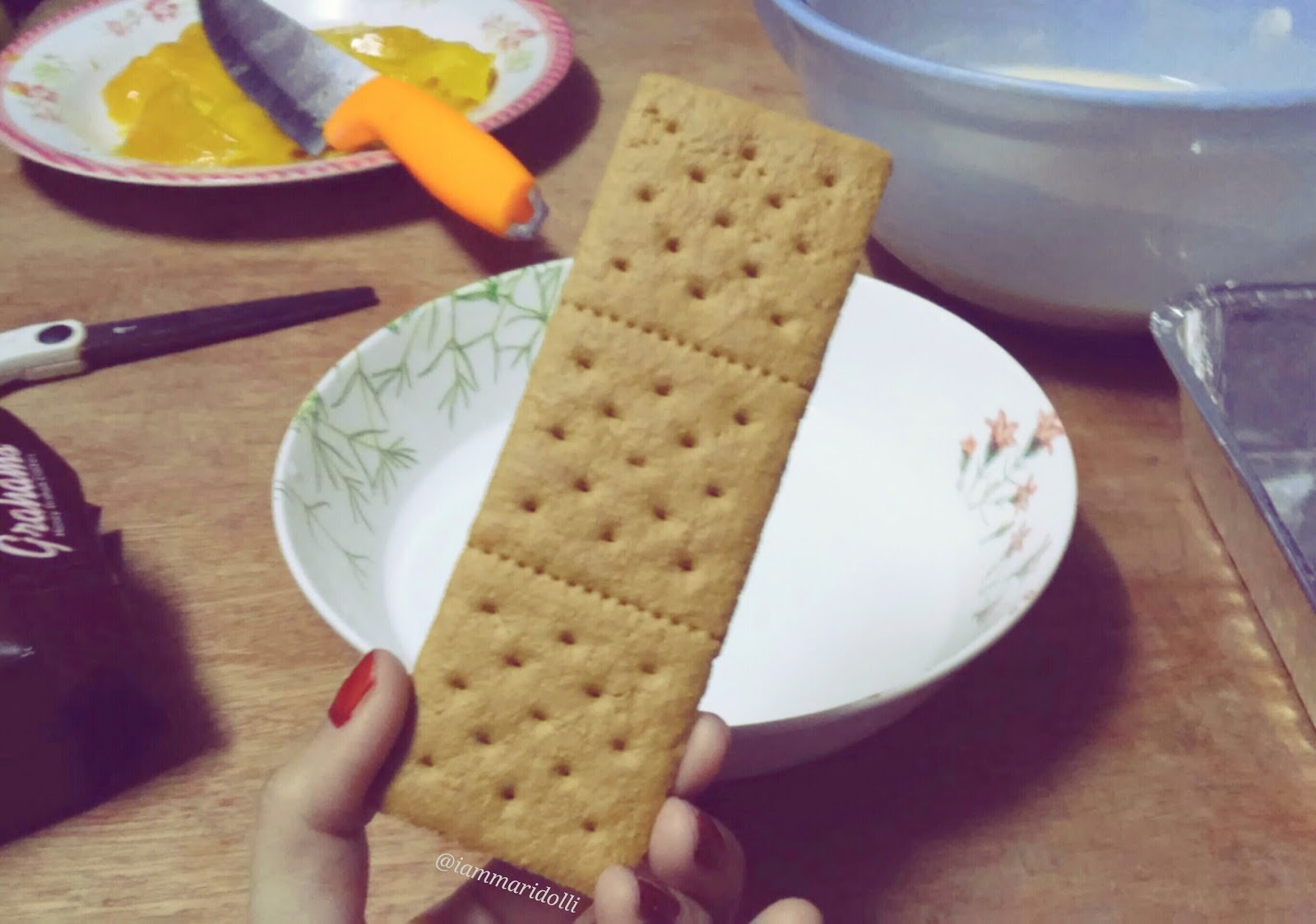 How to Create a No Bake Graham Cake - Maridolli