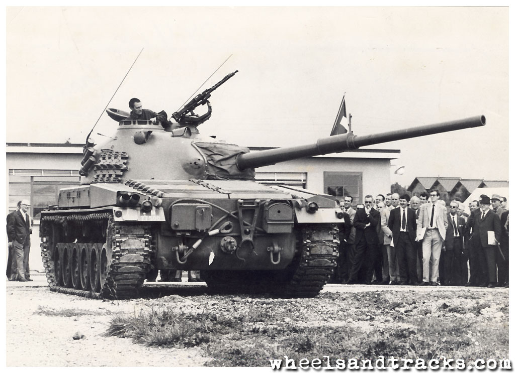 wheelsandtracks: Pz 68 Demonstration Genf