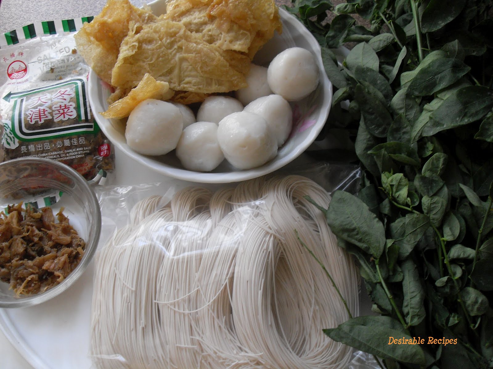 Mee Suah Noodle Soup (Flour Vermicelli)