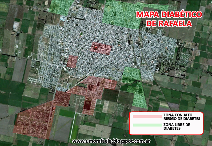DIARIO UMO RAFAELA: Mapa Diabético de la ciudad