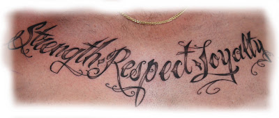 INK TATTOO: Strength, Respect, Loyalty