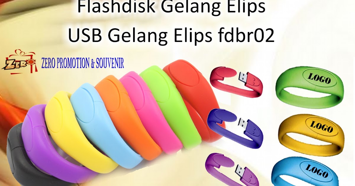 Jual Flashdisk Gelang Elips – USB Gelang Elips fdbr02 | Barang Promosi ...