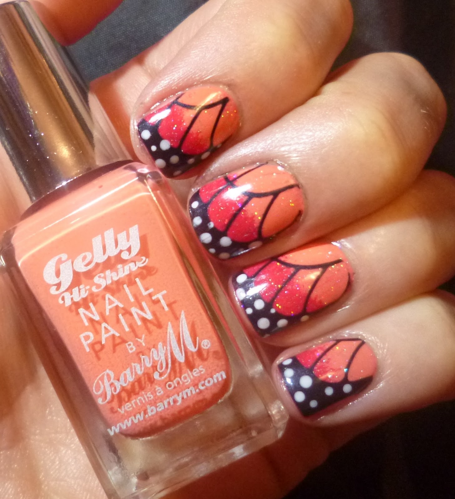 Lou is Perfectly Polished: Butterfly Wing nails