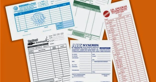 Cetak Nota Faktur Invoice - Percetakan dan Digital Printing