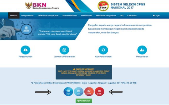 CPNS 2018 Dibuka, SSCN BKN Siap Diakses - Portal Berita Lampung | Media ...