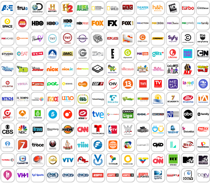 Tv de paga: 950 Canales Nacionales e Internacionales