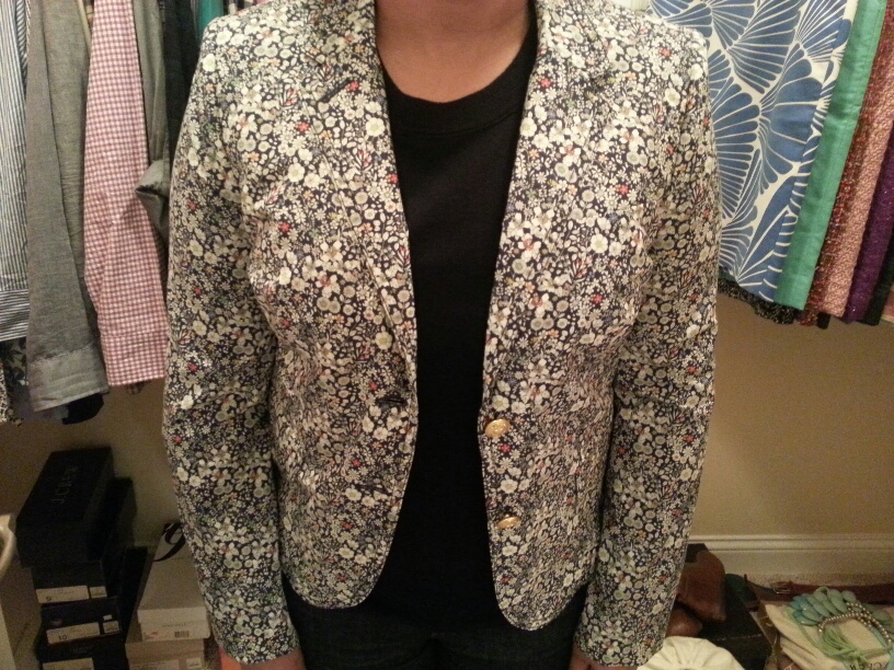 J. Crew Liberty Schoolboy Blazer in June's Meadow Floral - Really Rynetta