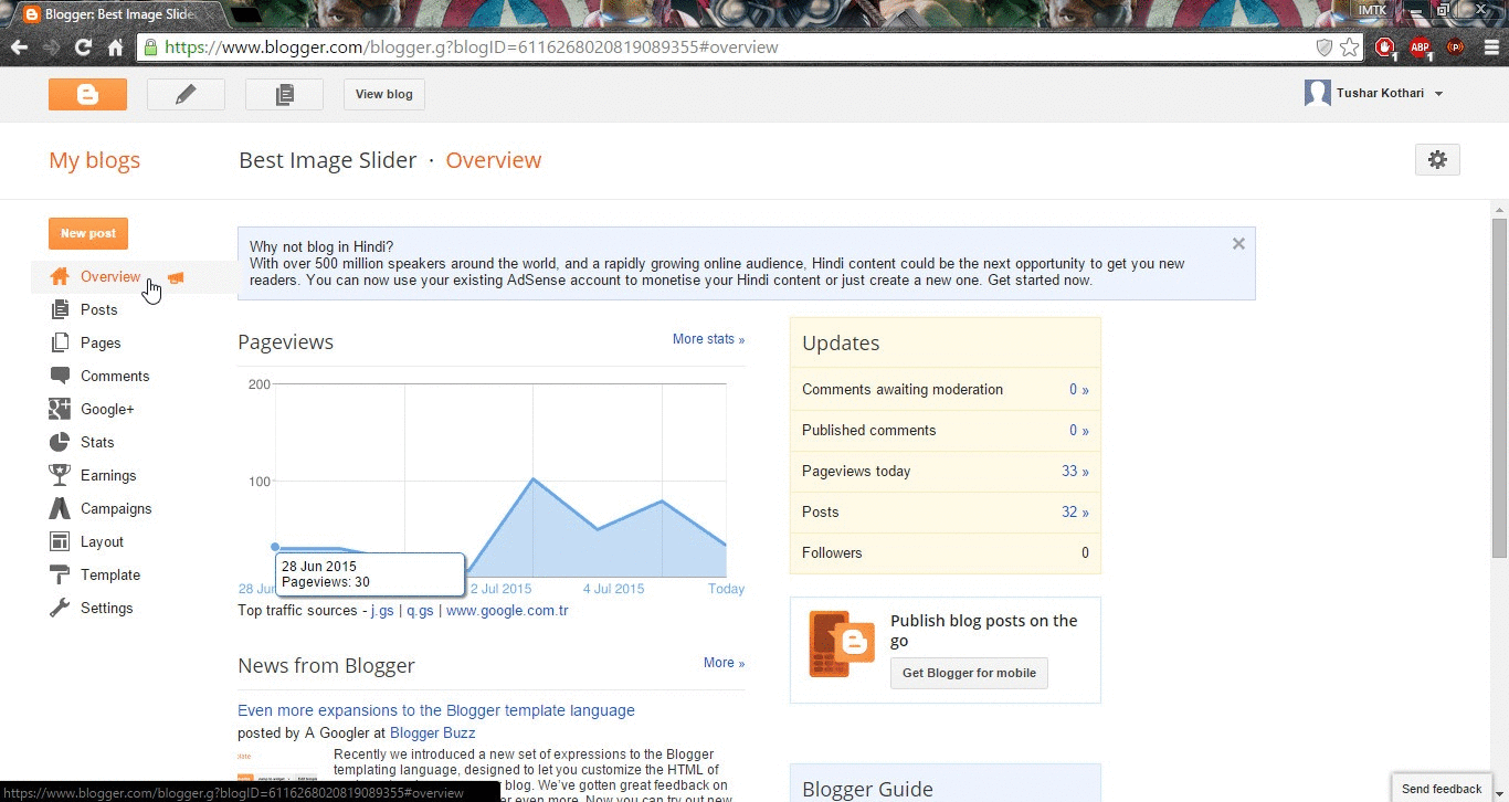 Pure CSS3 (Boundary Style) Image Slider for Blogger - Best Image Slider