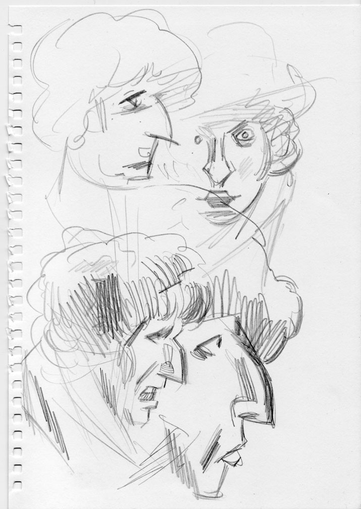 ADRIAN SALMON ART: Tom Baker sketches