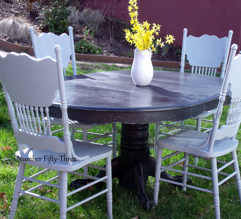 Number Fifty-Three: Custom, Painted Dining Set