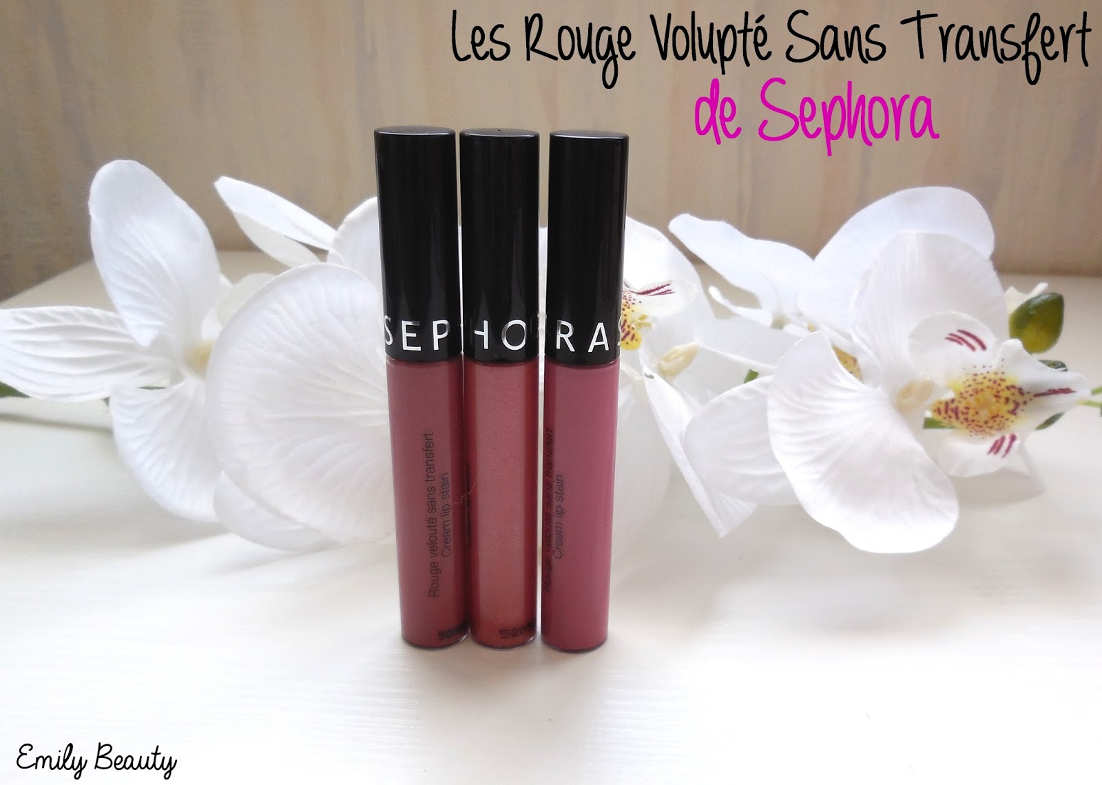 Emily Beauty: Les Rouge Volupté Sans Transfert de Sephora