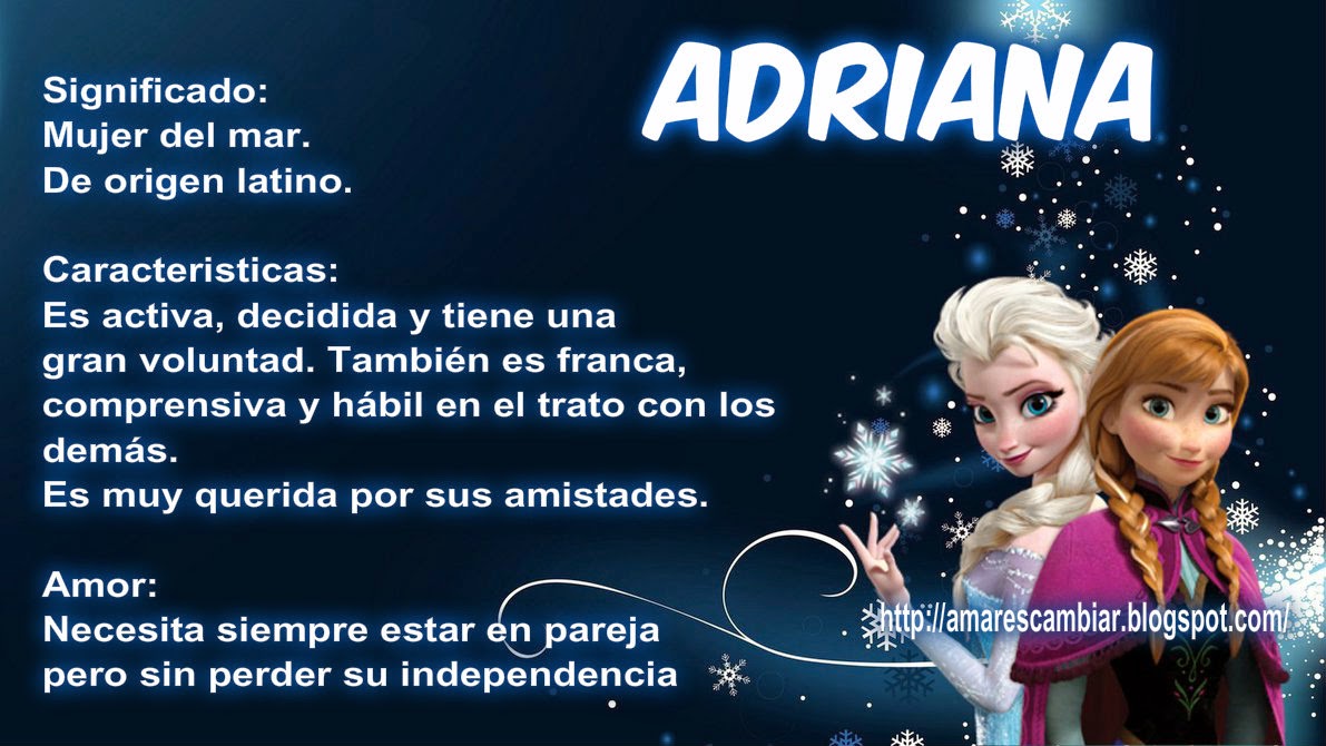 Nombres y A-Z con Frozzen