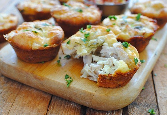 Chicken Muffins With Cheese Recipe ~ Food Network Recipes