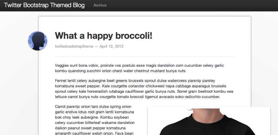 Theming Tumblr With Twitter Bootstrap 7751