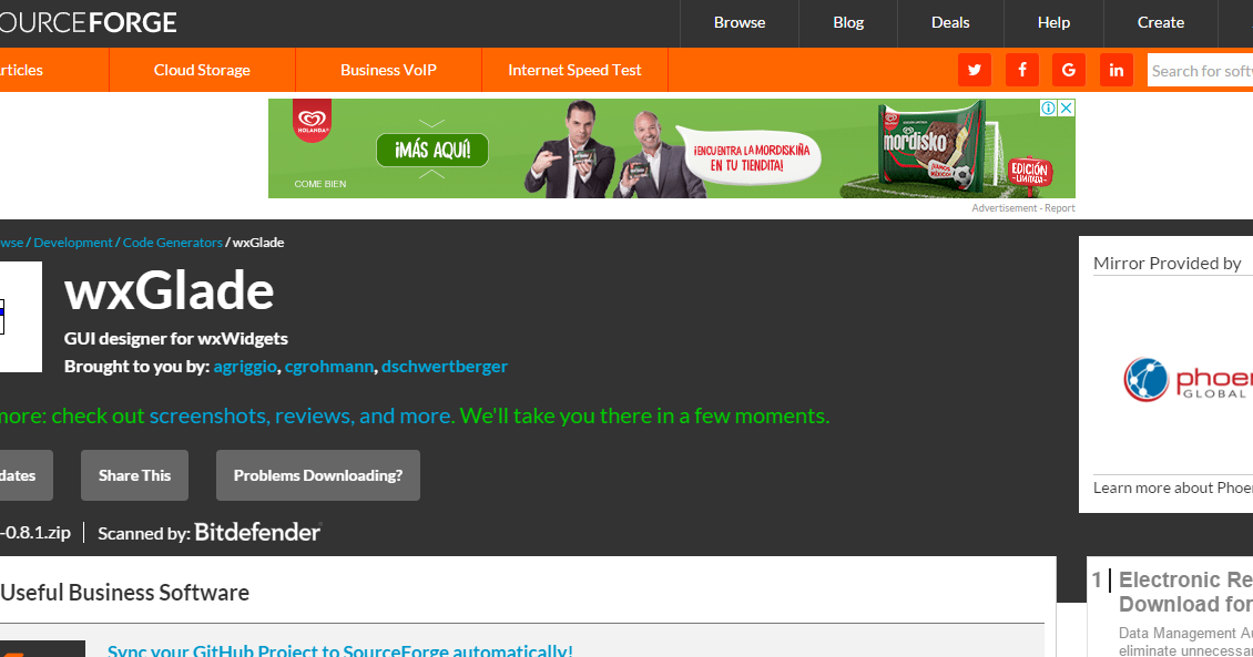 Instalacion de WxGlade