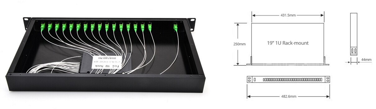 optical fiber: Fiber Splitter for FTTH Applications