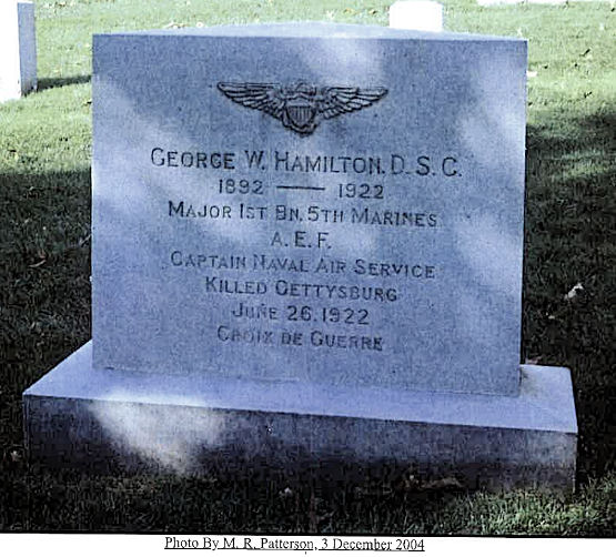 Roads to the Great War: Remembering a Veteran: Major George Hamilton, USMC