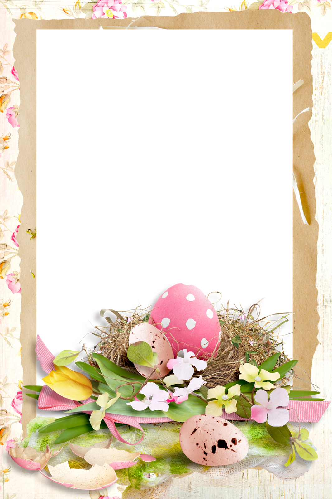 Retro Easter: Free Printable Frames, Cards or Invitations.Retro Easter ...