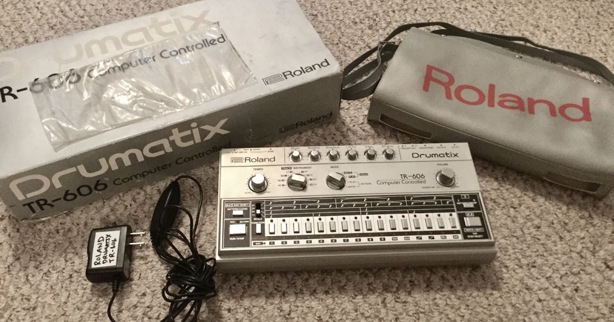 MATRIXSYNTH: Roland TR-606 Drumatix Analog Drum Machine SN 290900 w ...