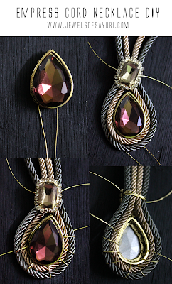 DIY Empress Cord necklace tutorial - Sayuri