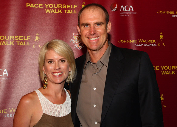 Matthew Hayden with his wife Kellie Hayden | CelebritiesCouples