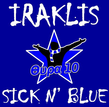 Iraklis Ultras logos: Iraklis Sick n' Blue