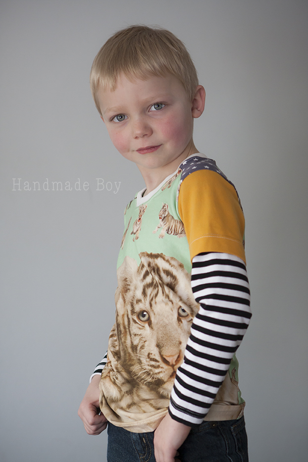 Handmade Boy: Faux Layered Shirt Tutorial