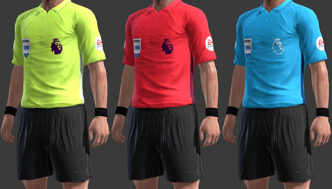 pes-modif: PES 2013 Nike Premier League Referee Kit 18-20 by m4rcelo
